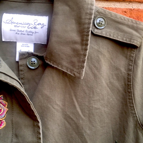 American Rag | Jackets & Coats | New American Rag Cie Dark Olive ...
